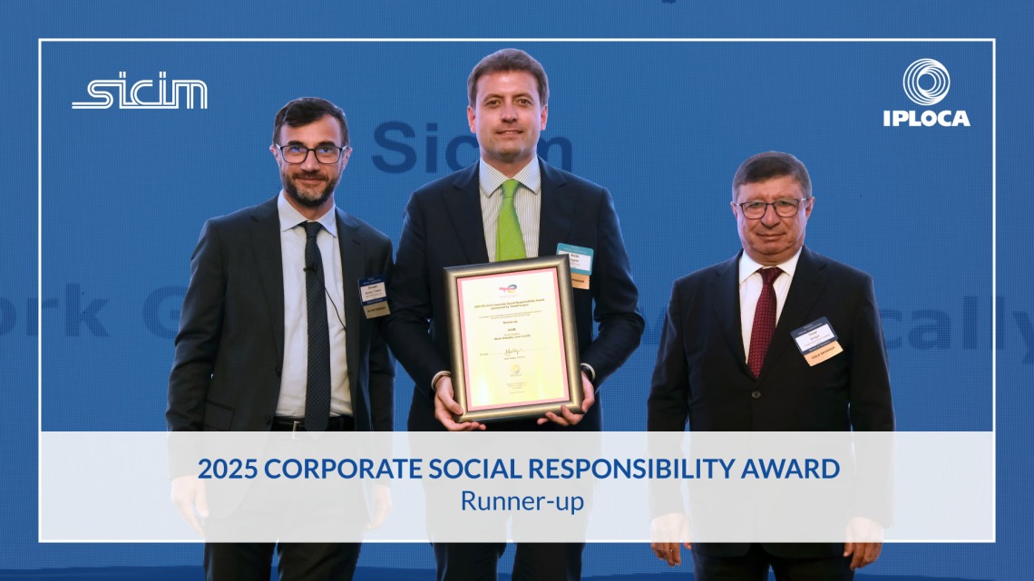 IPLOCA Corporate Social Responsibility and Quality Awards 2025: SICIM achieves a remarkable ...